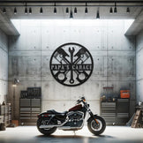 Custom Garage & Workshop Sign for Dad or Grandpa - Personalized Mechanic Décor – Pristine Custom